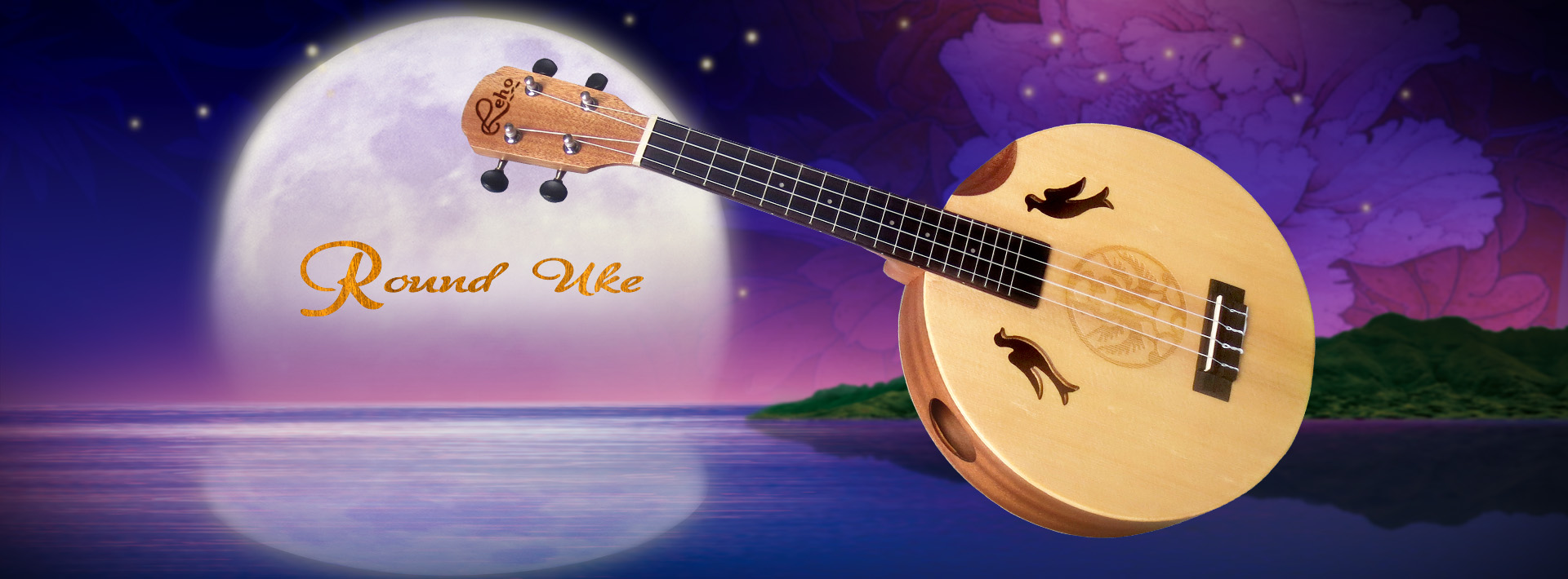 Round Uke – LEHO Ukuleles