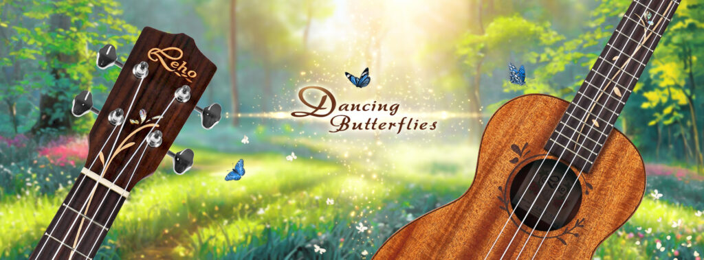 Dancing Butterflies – LEHO Ukuleles